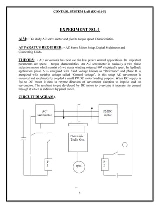 Control_System_Lab.pdf | Radio Control | Hobbies & Interests