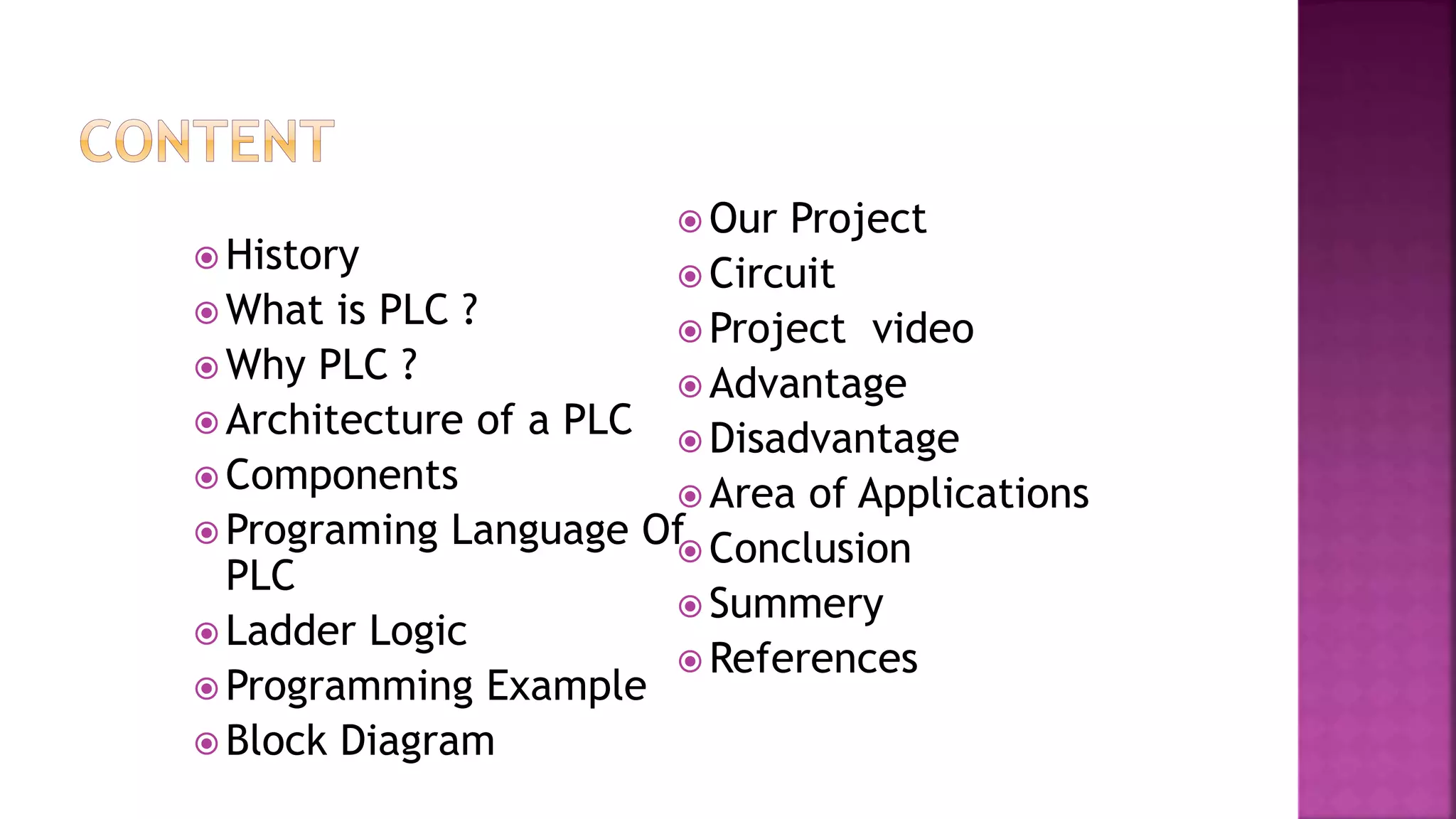 Plcprogrammable Logic Controller Control System Engineering Pptx Computing Technology