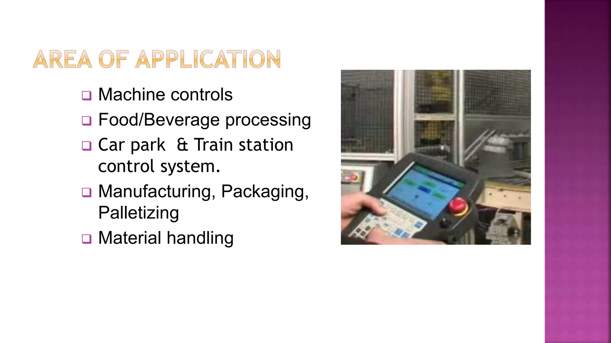 Plc Programmable Logic Controller Control System Engineering Pptx