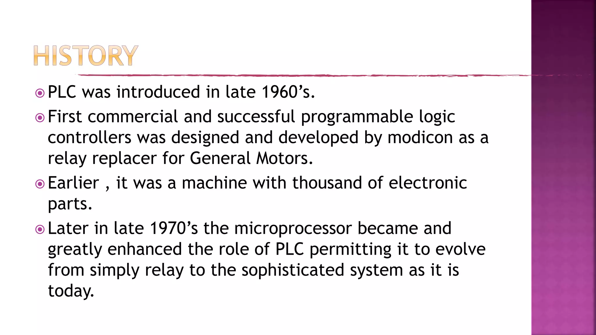Plcprogrammable Logic Controller Control System Engineering Pptx Computing Technology