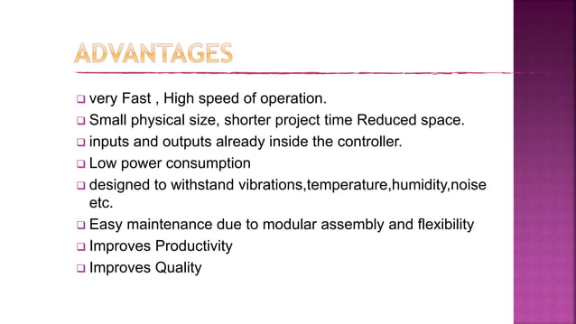 PLC(Programmable Logic Controller)-Control system Engineering. | PPTX