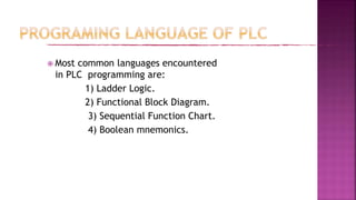 PLC(Programmable Logic Controller)-Control system Engineering. | PPTX | Computing | Technology ...