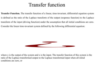 Control System Lect. 2.pptx decerpt the laplace transformer | PPTX