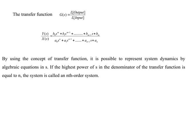 Control System Lect. 2.pptx decerpt the laplace transformer | PPTX