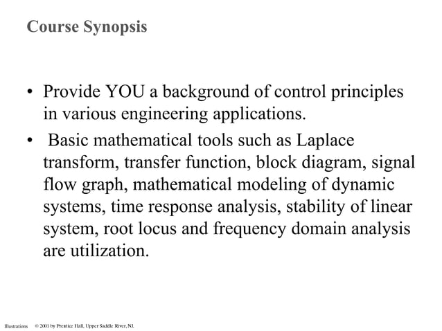 Control system lectures | PPTX | Radio Control | Hobbies & Interests