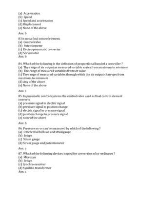 Control system objective_type_questions | DOCX