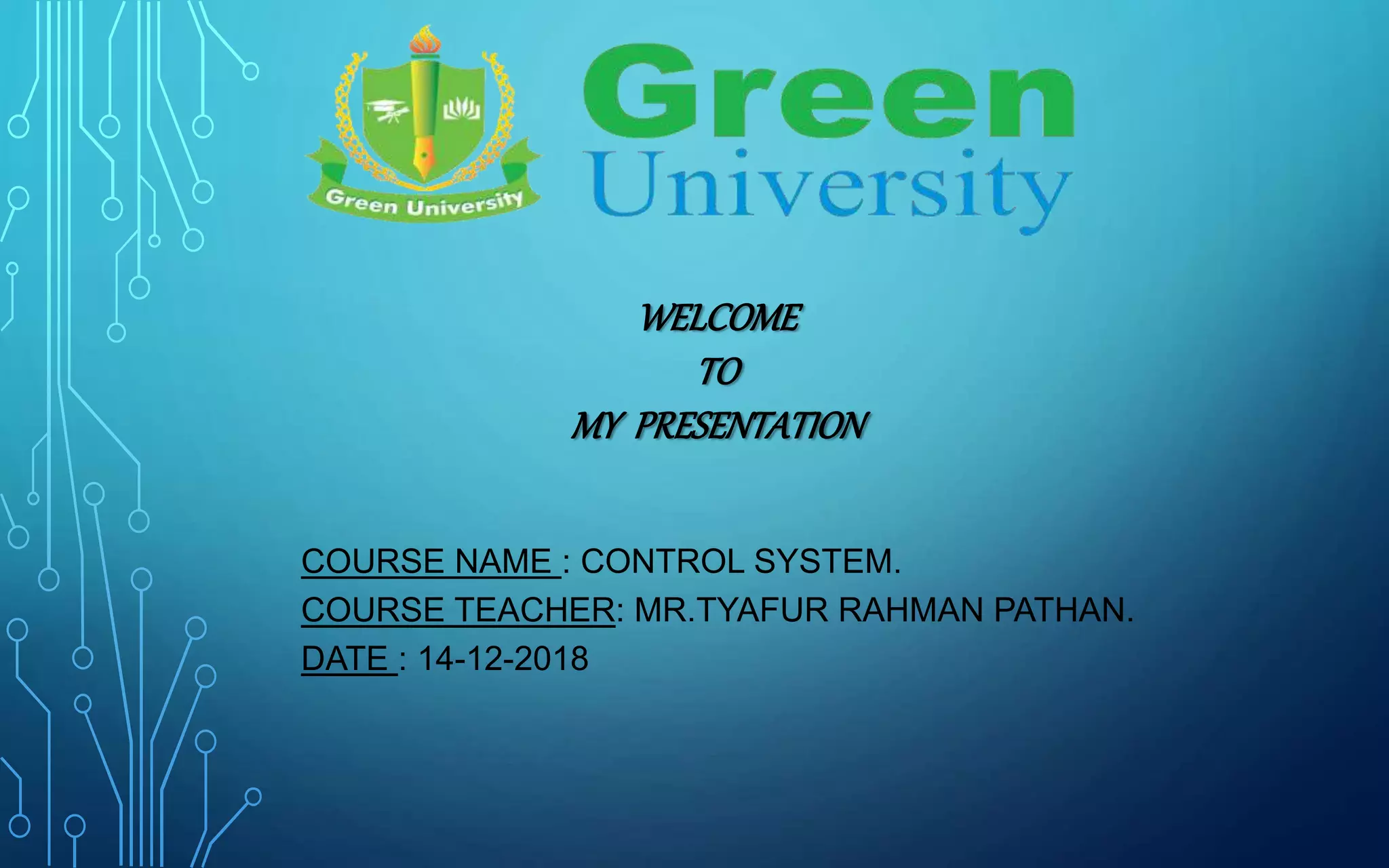 Basics Of The Control System | PPT