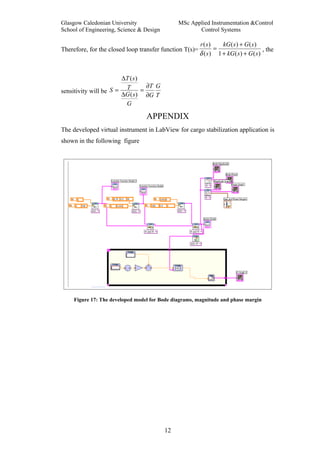 Design & Simulation of Cargo Stabilization System | DOC
