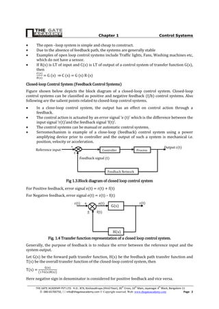 Electronics and Communication Engineering : Control systems, THE GATE ...
