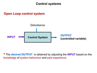 control systems roles in buildings and history of control systems | PPT