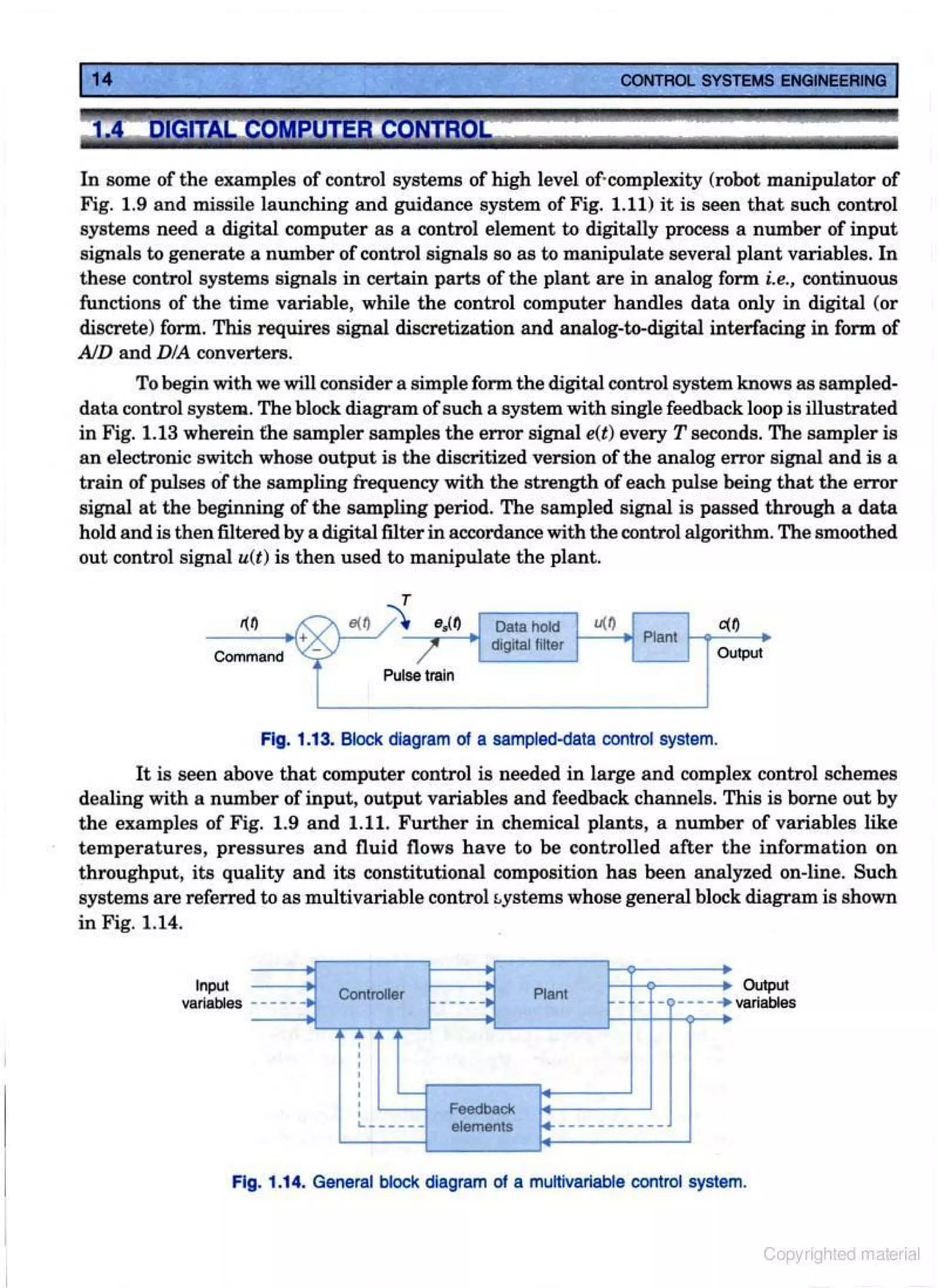 Control systems engineering. by i.j. nagrath | PDF