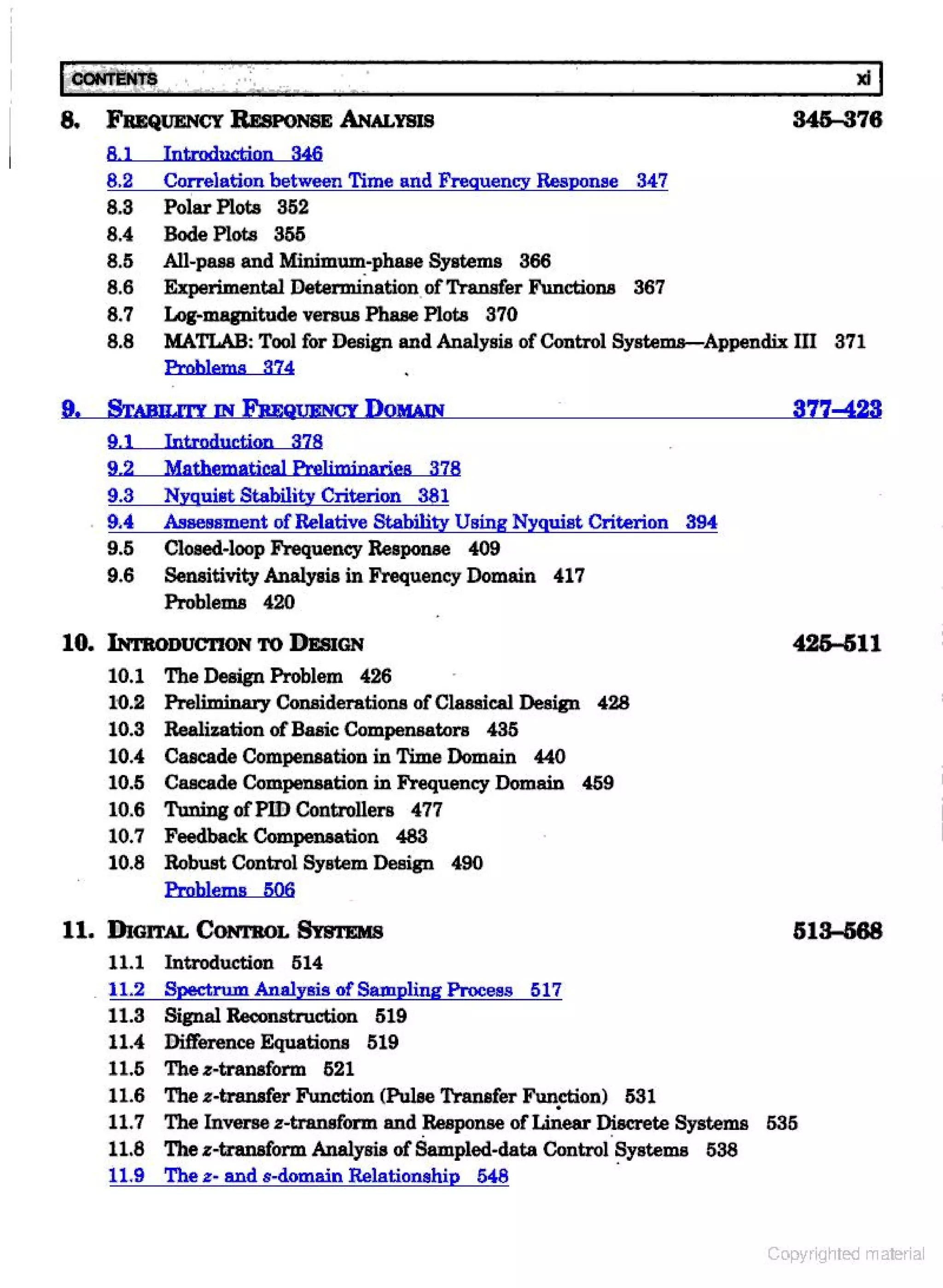Control systems engineering. by i.j. nagrath | PDF