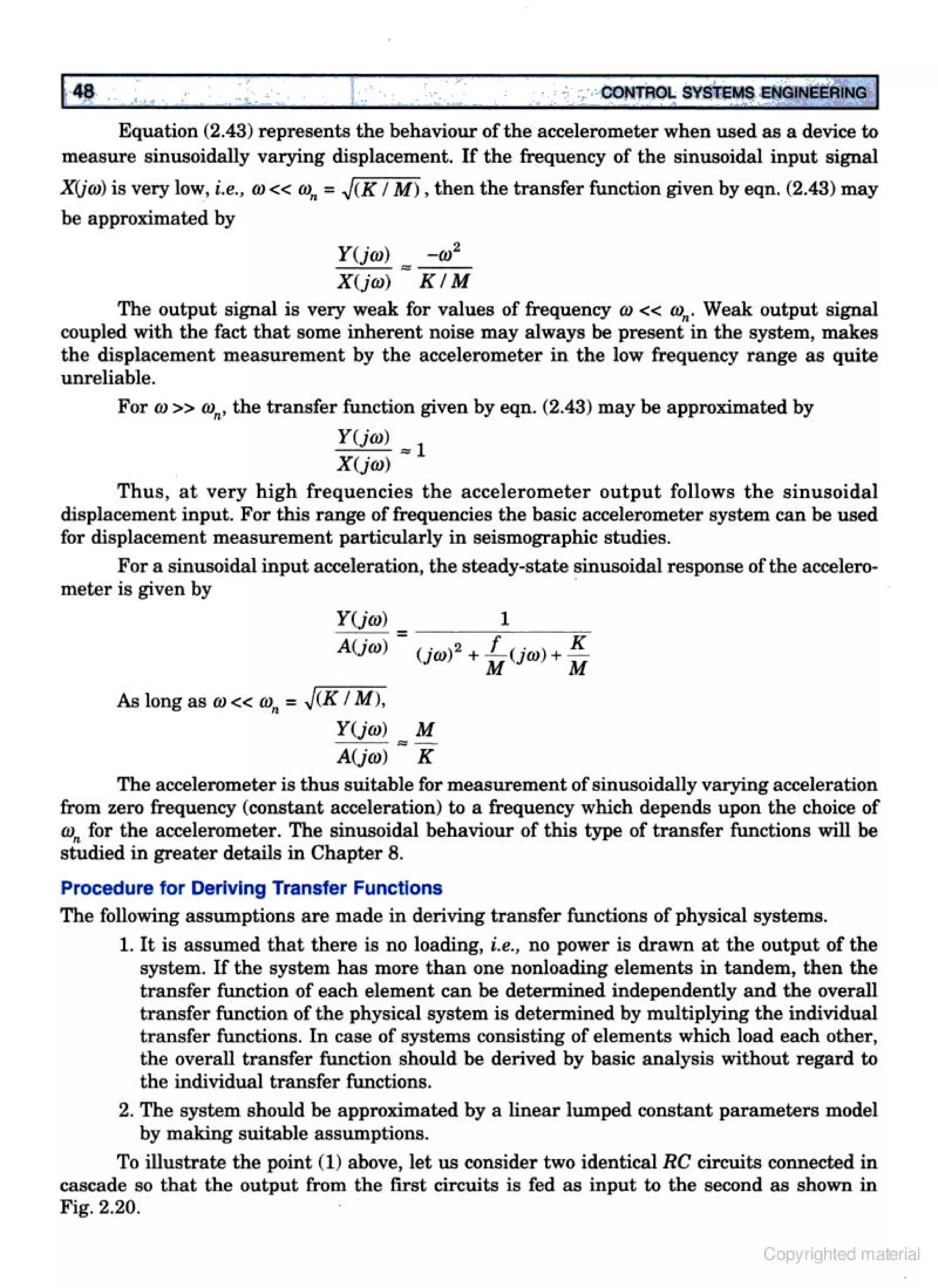 Control systems engineering. by i.j. nagrath | PDF