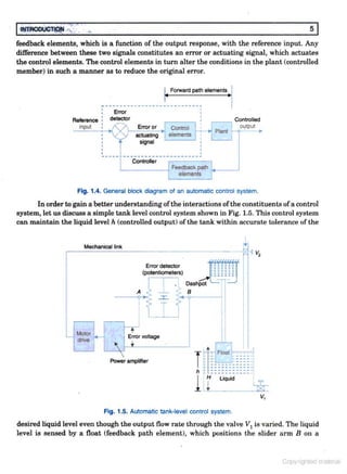 Control systems engineering. by i.j. nagrath | PDF