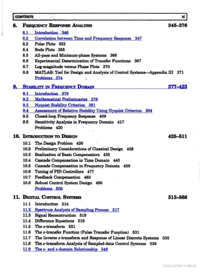 Control systems engineering. by i.j. nagrath | PDF