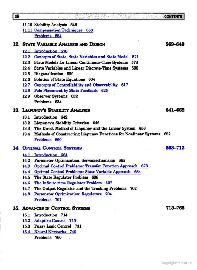 Control systems engineering. by i.j. nagrath | PDF
