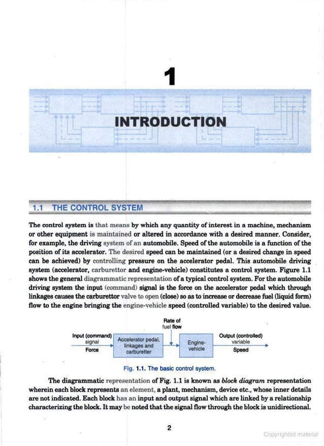 Control systems engineering. by i.j. nagrath | PDF
