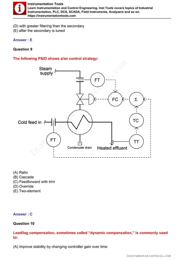 Control systems MCQ | PDF | Technology & Computing