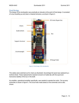 Control Systems Design: The Dumbwaiter 2.0 | PDF