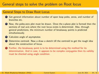Control system stability root locus | PDF