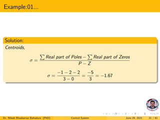 Control system stability root locus | PDF