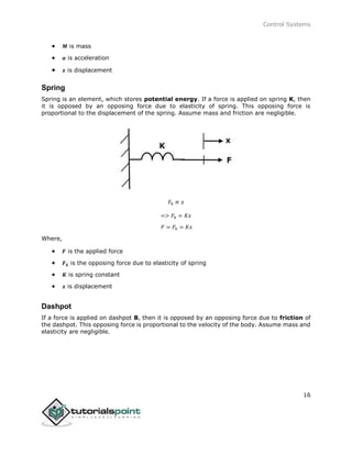 Control systems tutorial | PDF