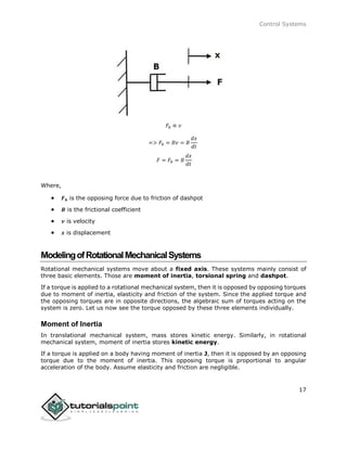 Control systems tutorial | PDF | Technology & Computing