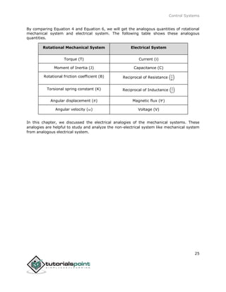 Control systems tutorial | PDF | Technology & Computing