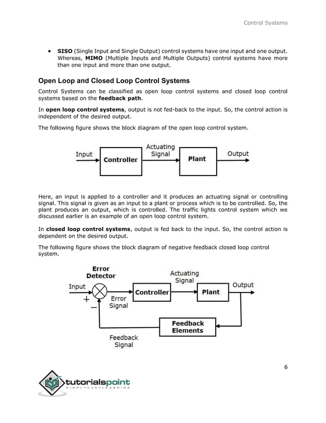Control systems tutorial | PDF | Technology & Computing