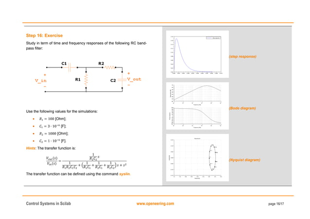 Introduction to Control systems in scilab | PDF