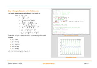 Introduction to Control systems in scilab | PDF