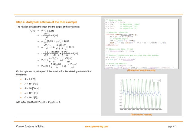 Introduction to Control systems in scilab | PDF