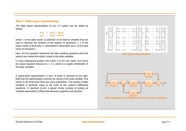 Introduction to Control systems in scilab | PDF
