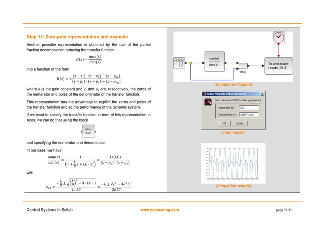 Introduction To Control Systems In Scilab