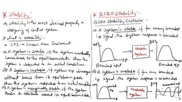Control system, unit 2, Routh H. criterion | PDF