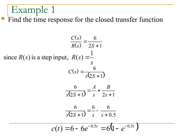 Control system with matlab Time response analysis, Frequency response analysis , Matlab | PPT