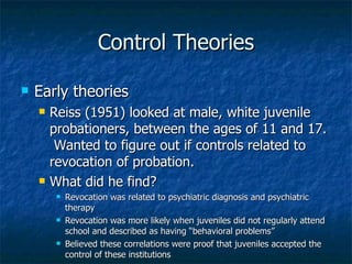 Control theories meaning of crime | PPT