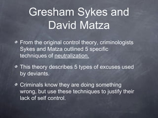 CONTROL THEORY- LAUREN ROSE | PPT