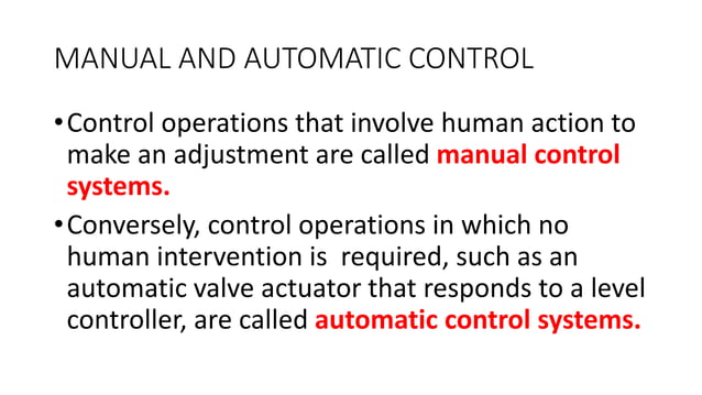 Control theory basics for process control engineers | PPTX