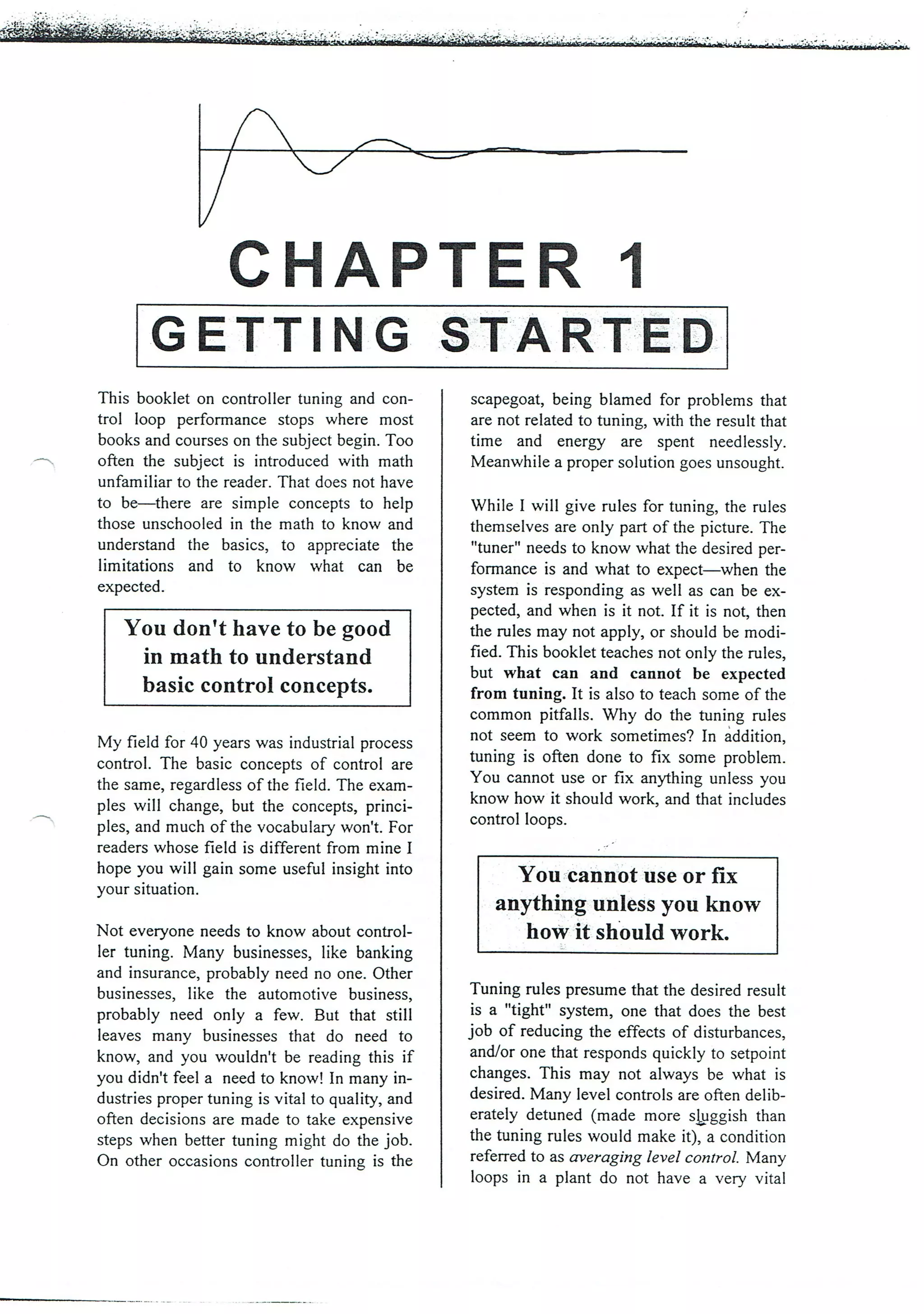 Controller Tuning And Control Loop Performance Pdf