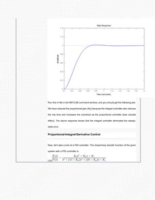 Control tutorials for matlab and simulink introduction pid controller ...