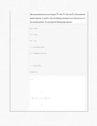 Control tutorials for matlab and simulink introduction pid controller ...