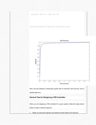 Control tutorials for matlab and simulink introduction pid controller ...