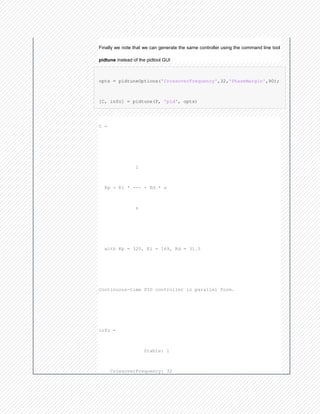 Control tutorials for matlab and simulink introduction pid controller ...