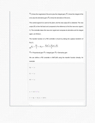 Control tutorials for matlab and simulink introduction pid controller ...