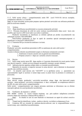Controlul produsului-neconform victor construct | DOC