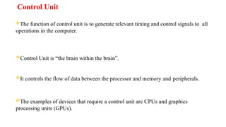 Control Unit and Instruction Cycle.pptx. | PPT