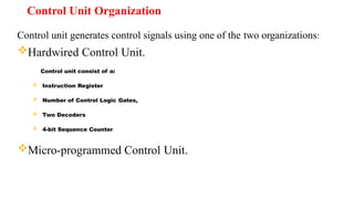 Control Unit and Instruction Cycle.pptx. | PPT | Free Download