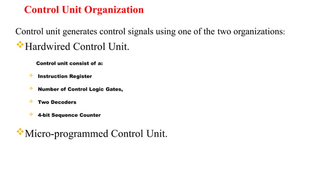 Control Unit and Instruction Cycle.pptx. | PPT
