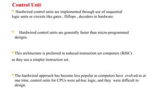 Control Unit and Instruction Cycle.pptx. | PPT